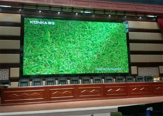 Popular P3 LED Video Wall Panels , Wall Mounted Front Service LED Display