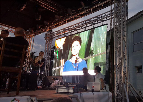 Outdoor Big Screen Rental / P6 Rental LED Display With Nationstar SMD3535