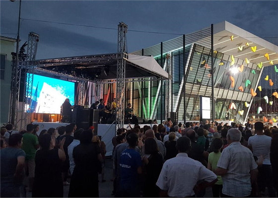 Waterproof P6 Stage LED Screen Low Power Consumption With Wide Viewing Angle