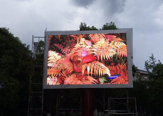 RGB Vivid Color HD Outdoor Fixed LED Display For High End Commercial Use