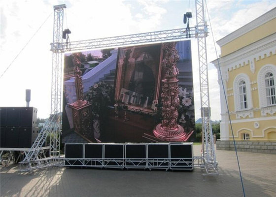 Full Color P4.81 Outdoor Rental LED Display With Ultra Light / Thin Cabinet