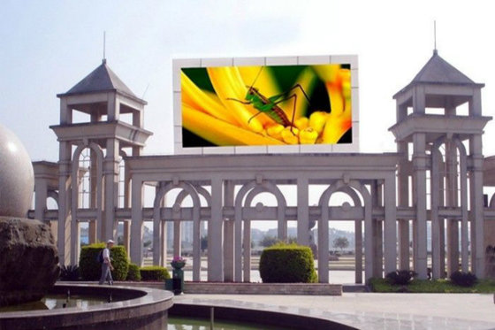 Popular LED Video Display Panels Pitch 6mm For Building Wall / Street Advertising