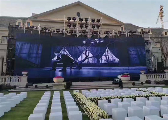 P4.81 Outdoor Rental LED Screen , Stage Rental LED Display For Backdrop