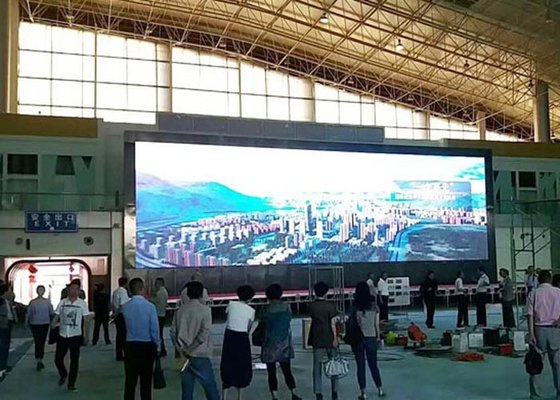 Wall Mounted Front Service LED Display 10 mm Pixel Pitch With 140° Wide View Angle