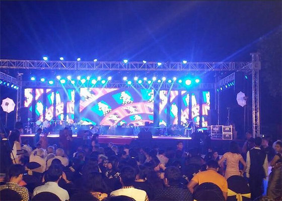 Stage High Definition LED Display / High Refresh Large Outdoor Screen Hire