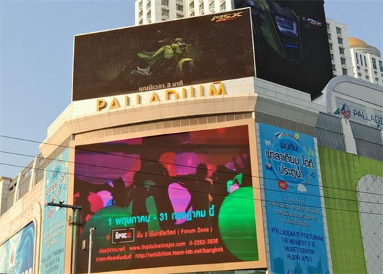 P8 SMD Outdoor Advertising LED Display High Brightness With Wide View Angle
