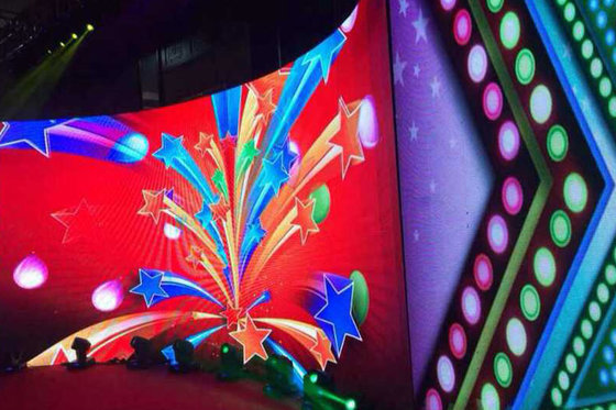 Reliable Indoor Rental LED Display Video Wall HD P4.8 Easy Installation For Sage Show