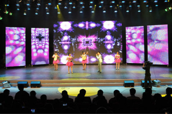 High Definition Indoor LED Video Screen , Dot Matrix P6.25 Large LED Display Panels