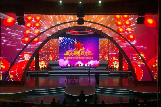 High Definition Indoor LED Video Screen , Dot Matrix P6.25 Large LED Display Panels