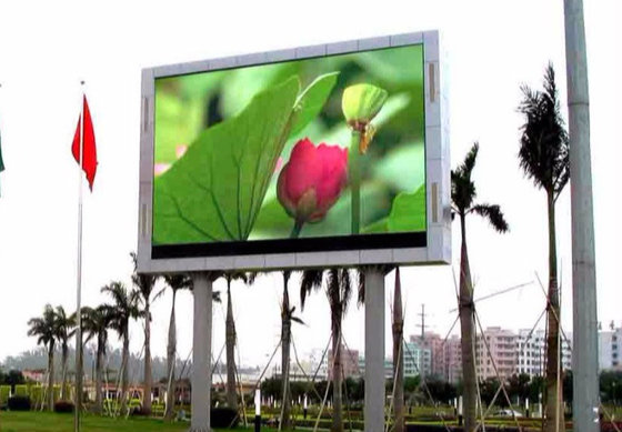 High Brightness P8 Outdoor LED Screen , Waterproof Big Commercial Advertising LED Display