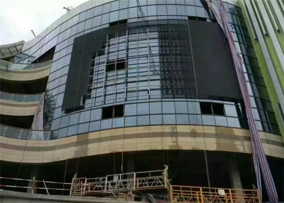P15.6mm LED Curtain Display Waterproof Easy Transport With Front Service Cabinet