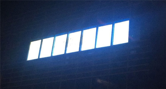 1R1G1B High Brightness LED Display , High Transparent LED Curtain Screen