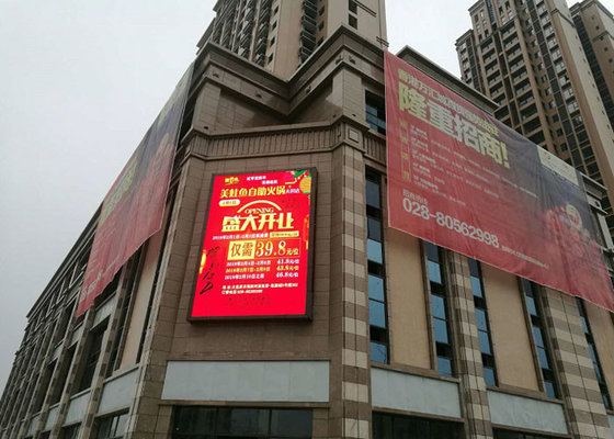 RGB Full Color P6 HD Outdoor Fixed LED Display With High Brightness and Waterproof