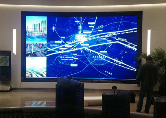 Wall Mounted Indoor Smd Led Display Sceen 2.5mm Pixel Pitch Seamless Front Service