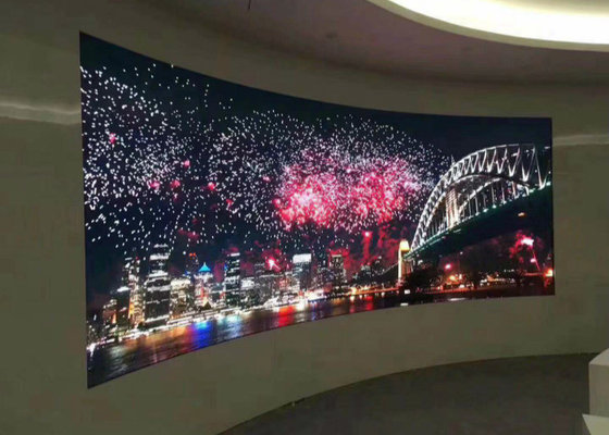 SMD2121 Indoor Advertising LED Display HD Video Wall 4mm Billboard 3840Hz High Refresh Rate