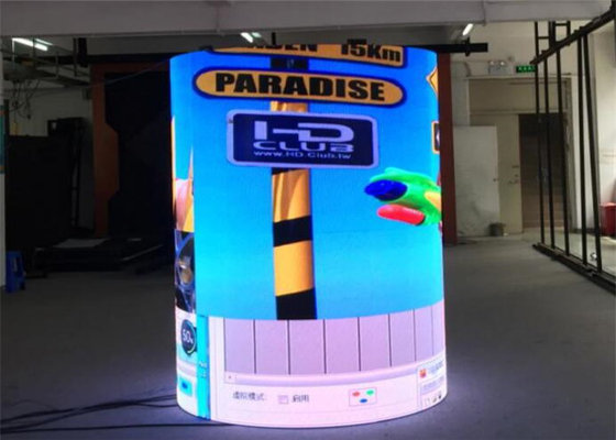 Magnet Connection Front Service LED Display Soft Flexible With Nationstar LED Lamp