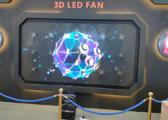 50W Creative LED Screen 100cm Advertising Machine 3D Holographic Led Fan Display