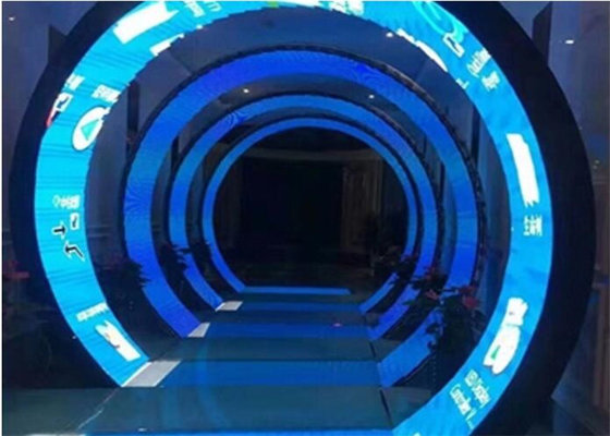 240*120mm Flexible Indoor Led Display Board , P2 Led Display Billboard Soft Type