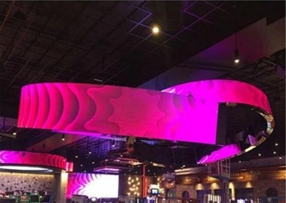 Super Thin Indoor Creative Led Display Flexible P2.5 Soft Module 800 Nits Brightness