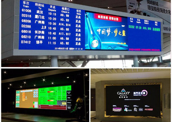 Wide Viewing Angle Led Video Wall Panels PH3mm HD Commercial Advertising Display