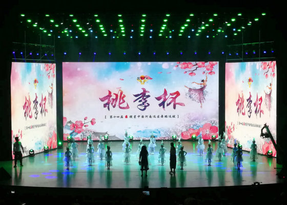 P3.91 Stage Led Video Display Board , Indoor Led Video Wall High Definition