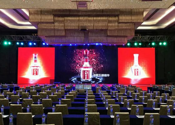 Indoor High Resolution P2.9 Stage Backdrop LED Display Screen With 4000Hz Refresh Rate