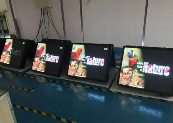 Outdoor Double Side Front Service LED Display HD P4 With Front Opening Cabinet