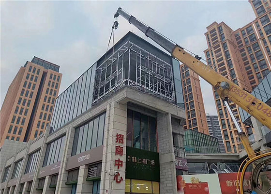P6 P8 P10 Outdoor Advertising LED Display 5500 Nits With Special Corner Design