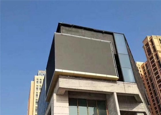 P6 P8 P10 Outdoor Advertising LED Display 5500 Nits With Special Corner Design