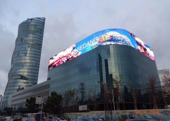 HD P5 Outdoor Full Color SMD LED Billboard Fixed Installation With Low Power Consumption