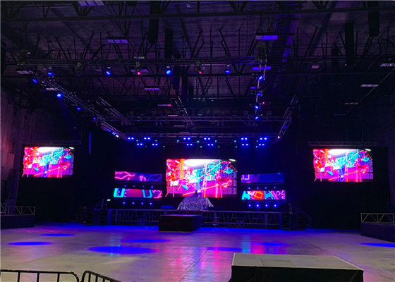 MBI5124 Driver IC Led Commercial Advertising Display Screen P4.8 For Rental