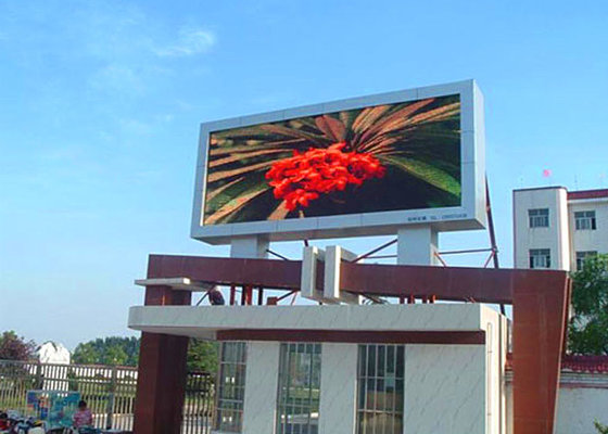 RGB P10 Full Color High Resolution Led Billboard IP67 Waterproof For Video Advertising