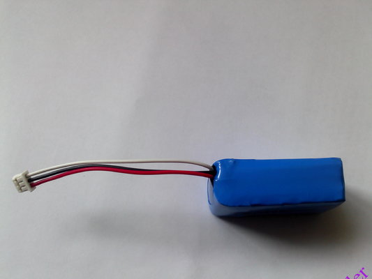 3.7V 3000mAh Lithium Polymer battery pack with PCM and molex 2pin connector