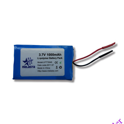 3.7V 1000mAh Polymer Li-ion akku(LP773048)