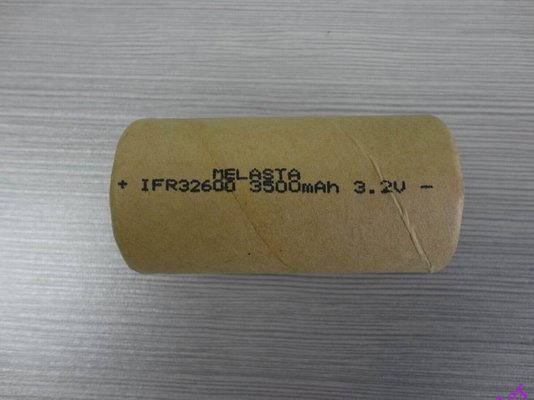High Drain 32600 Type LiFePO4 Single Cell 3.2V 3500mAh 5C (LiFePO4 D type battery)