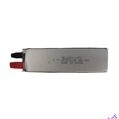 3.7V 4000mAh (LP9536128-20C, 14.8Wh, 80A rate) LiPo battery Cell for solar energy boats