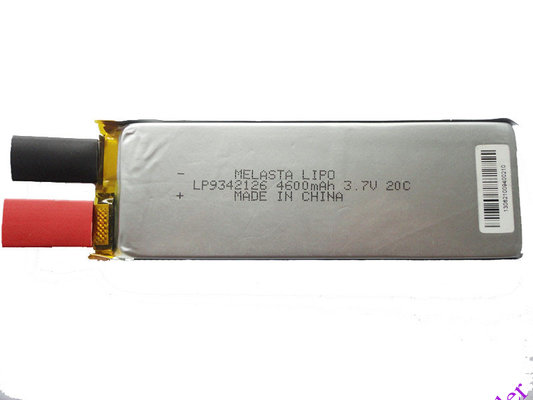 3.7V 4000mAh (LP9536128-20C, 14.8Wh, 80A rate) LiPo battery Cell for solar energy boats