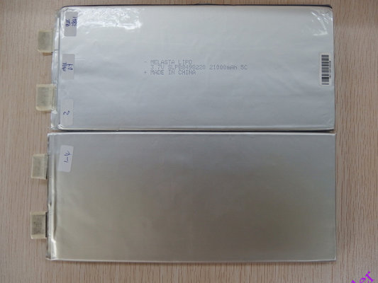 3.7V 21000mAh 5C High Capacity LiPo battery cells for UAV(77.7Wh, 105A current)