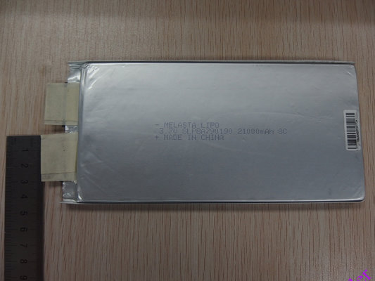 3.7V 21Ah 8C high drain Electric car lithium ion polymer battery ( 77.7Wh, 168A drain)