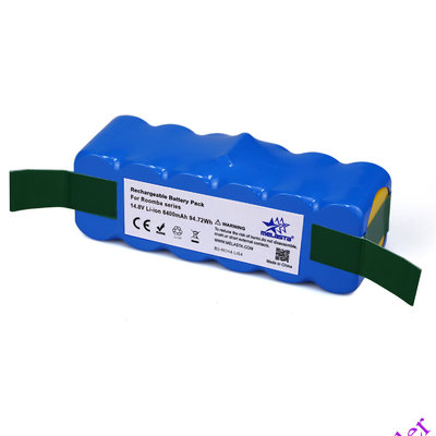 14.8V 6400mAh Li-ion Batteries for Irobot Vacuum Cleaner Roomba 500 600 700 800 Series