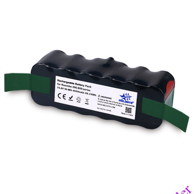 Melasta High Capacity 4600mAh 14.4v NI-MH Vacuum battery for iRobot Roomba R3 500 600 700 800 Series 510 530 531 532 620