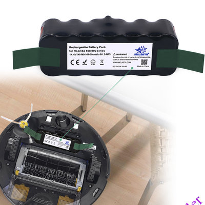 Melasta High Capacity 4600mAh 14.4v NI-MH Vacuum battery for iRobot Roomba R3 500 600 700 800 Series 510 530 531 532 620