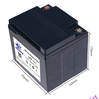 LiFePo4 rechargeable battery pack 12.8V 40Ah replacement of lead acid battery