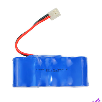 5S1P 6V SC 3000mAh NiMh rechargeable battery pack with connector