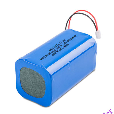 Melasta brand 18650 lithium cells 2S2P 7.4V 6000mAh 30A Li-ion Rechargeable Battery for solar street light