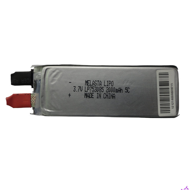 3.7V 2000mAh 5C, Lithium Polymer Cell for small construction machine motor