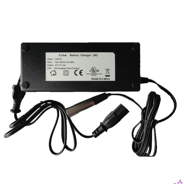 24V Battery Charger for 24V 10Ah-24Ah LiFePO4 E-bike battery (ML100M-24)
