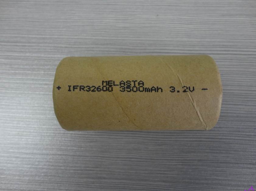 High Drain 32600 Type LiFePO4 Single Cell 3.2V 3500mAh 5C (LiFePO4 D type battery)