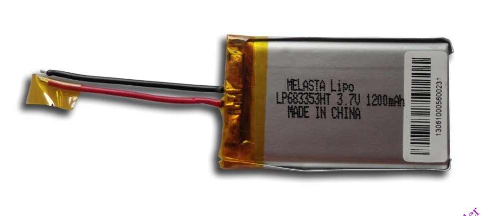 Anti-High Temperature Li-Polymer Battery 1200mAh for solar powered products(LP683353HT)