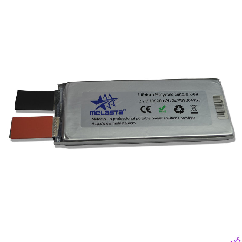 3.7V 10000mAh 15C high power high capacity LiPo battery cell for solar racing boat